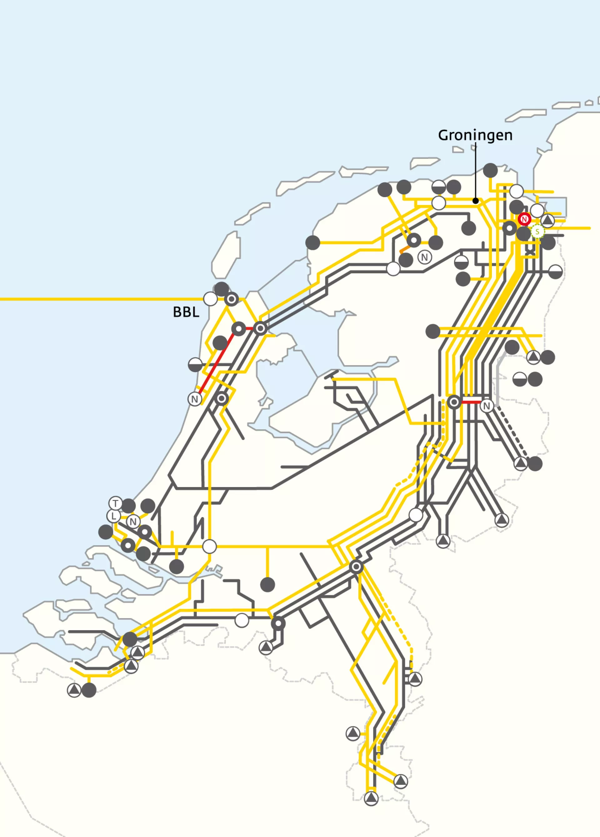 The transmission network › Gasunie Transport Services